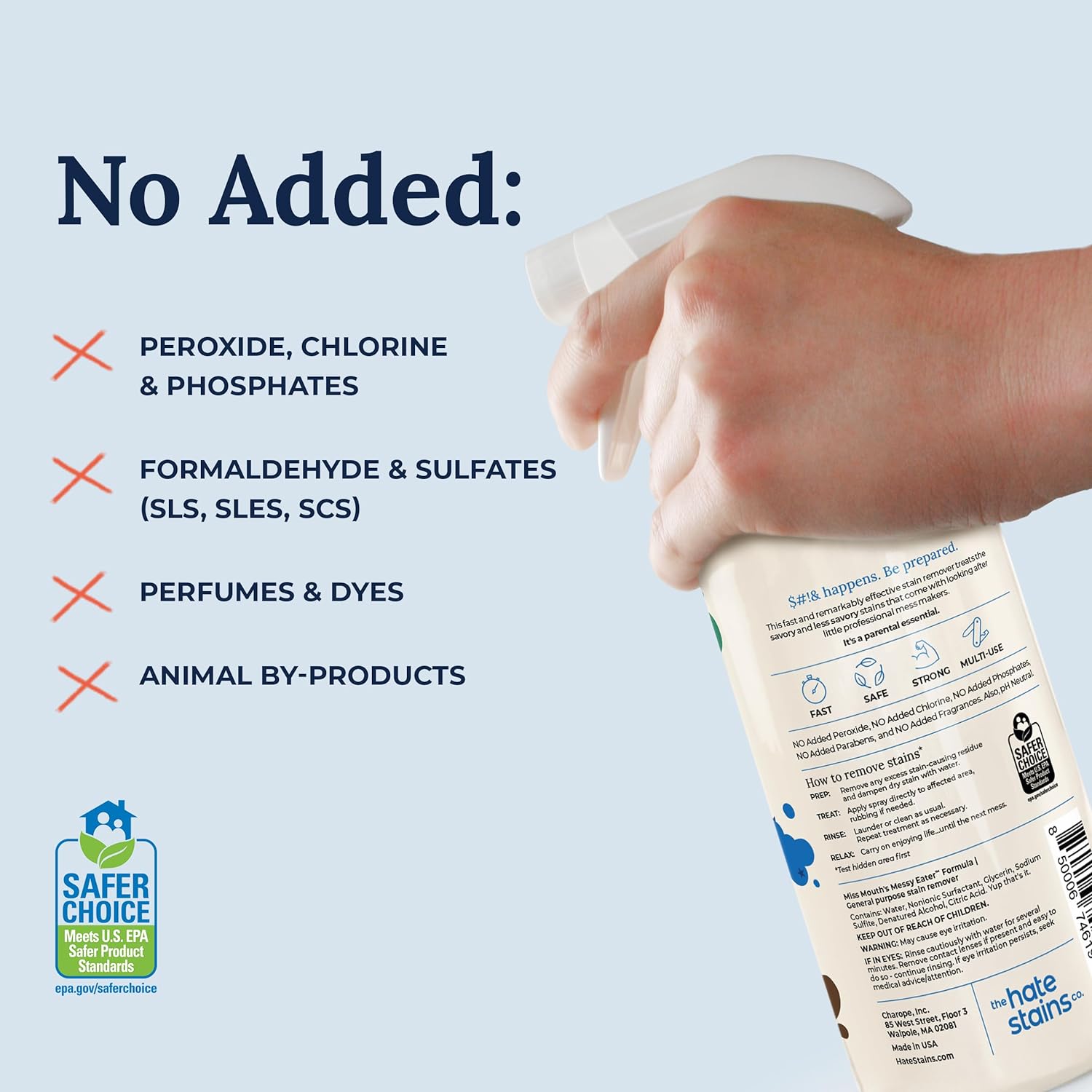 Miss Mouth's Messy Eater Stain Treater Spray - 16oz Stain Remover – The ...